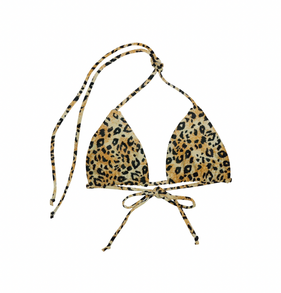 Seamless Triangle Top - Cheetah – Yasmin Swimwear