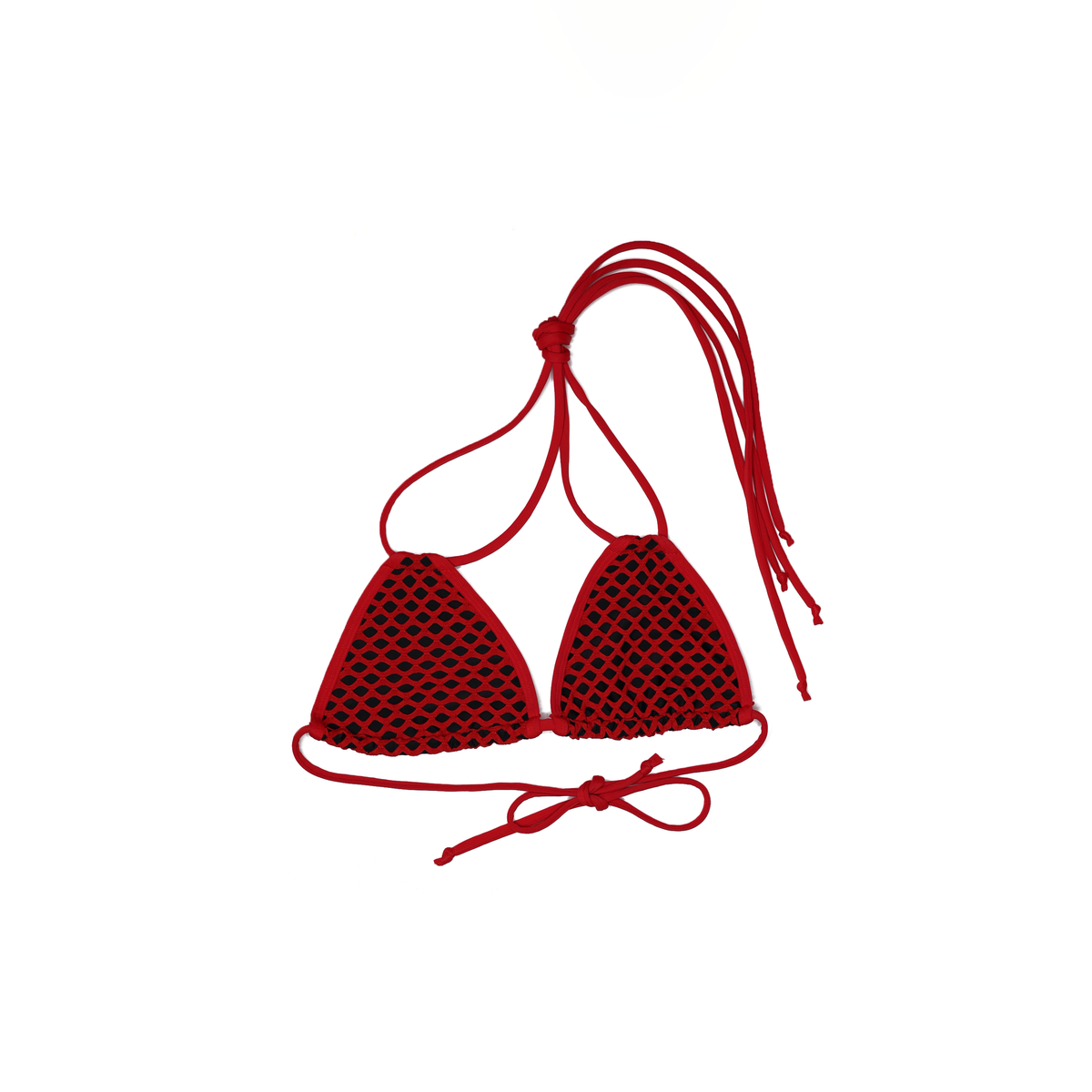 Flexi Kini Top - Red Net with Black – Yasmin Swimwear